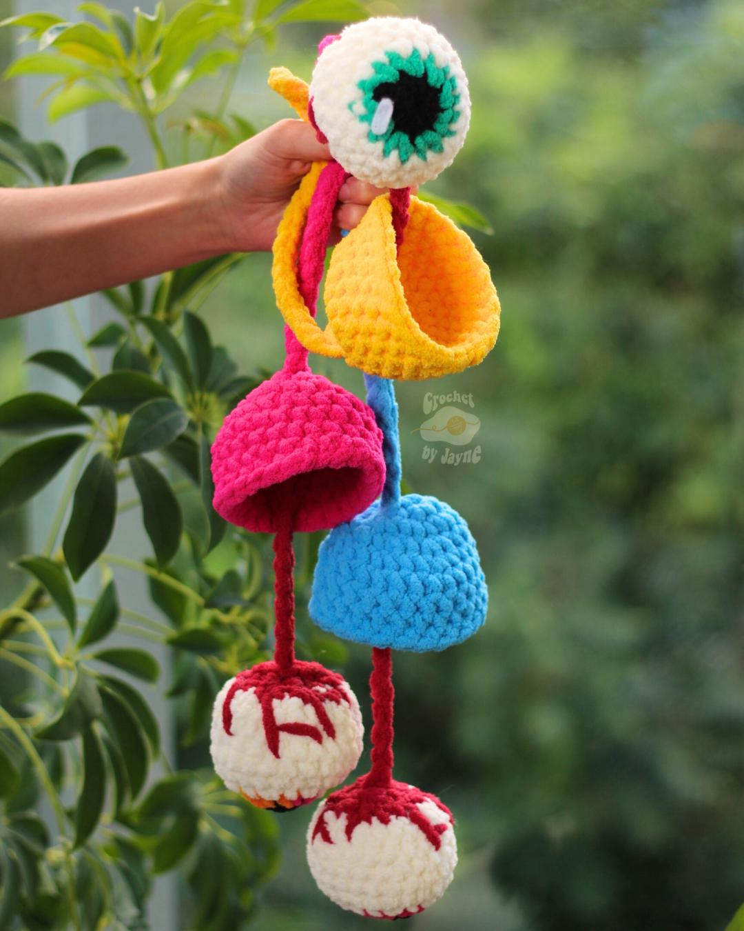 CROCHET PATTERN Tiny Silly Eyeball - Etsy
