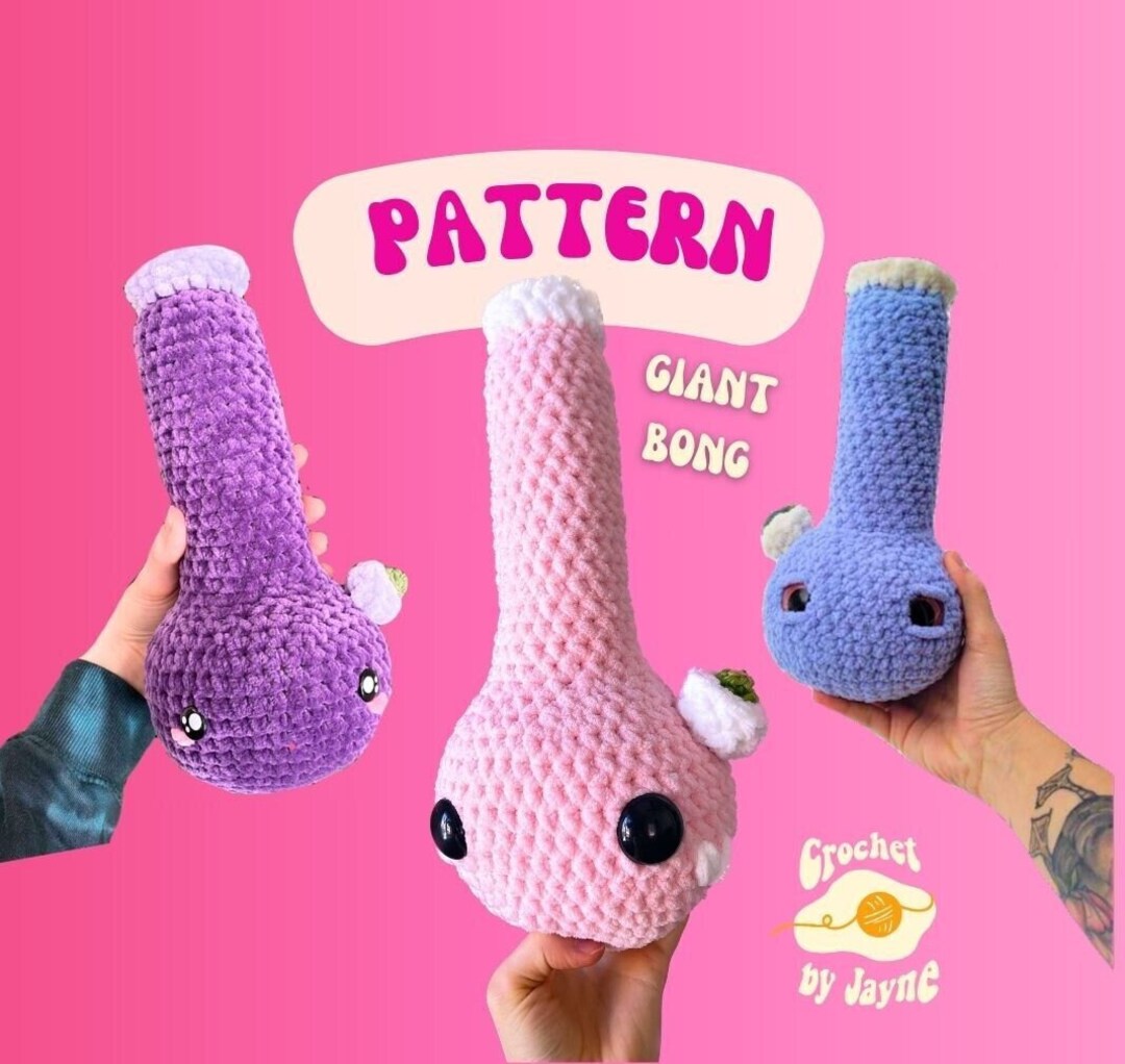 Giant Water Pipe Crochet Plushie PATTERN - Etsy