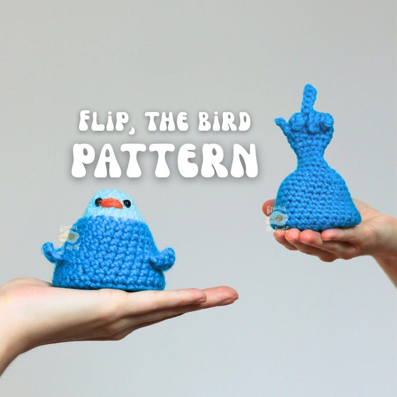 Crochet Flipping Birds - Etsy