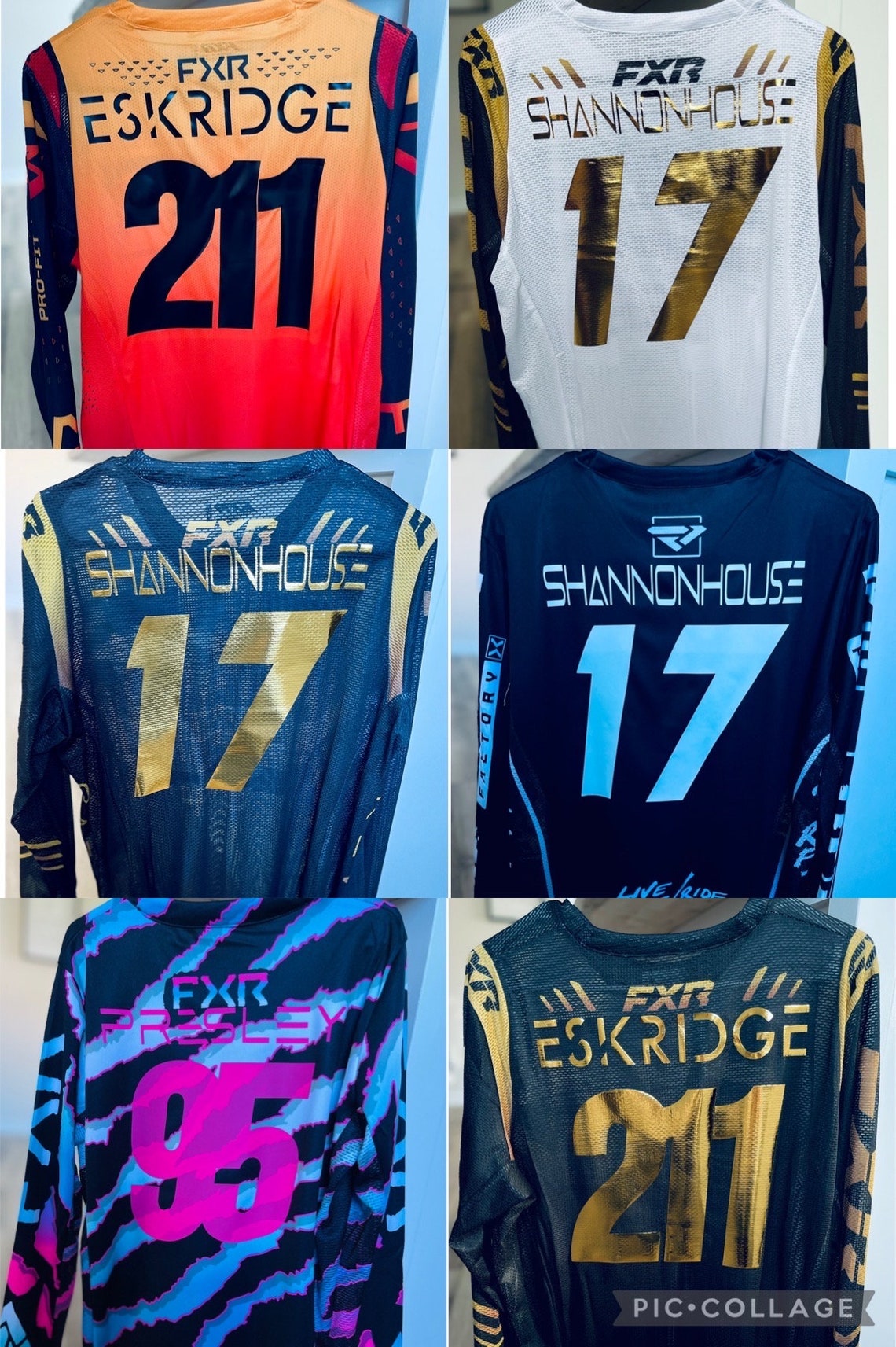 Iron on Custom Motocross Jersey Name and Number, Motocross Jersey Name ...