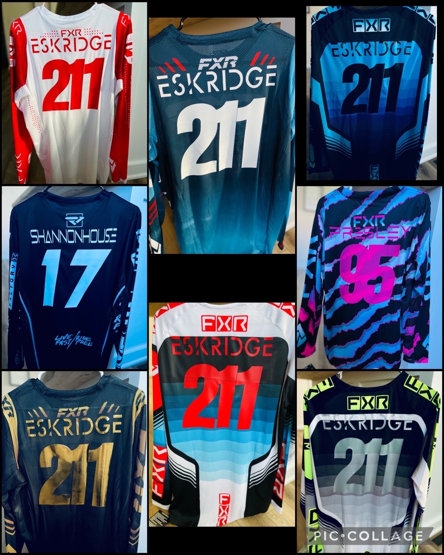 Iron on Custom Motocross Jersey Name and Number, Motocross Jersey Name ...