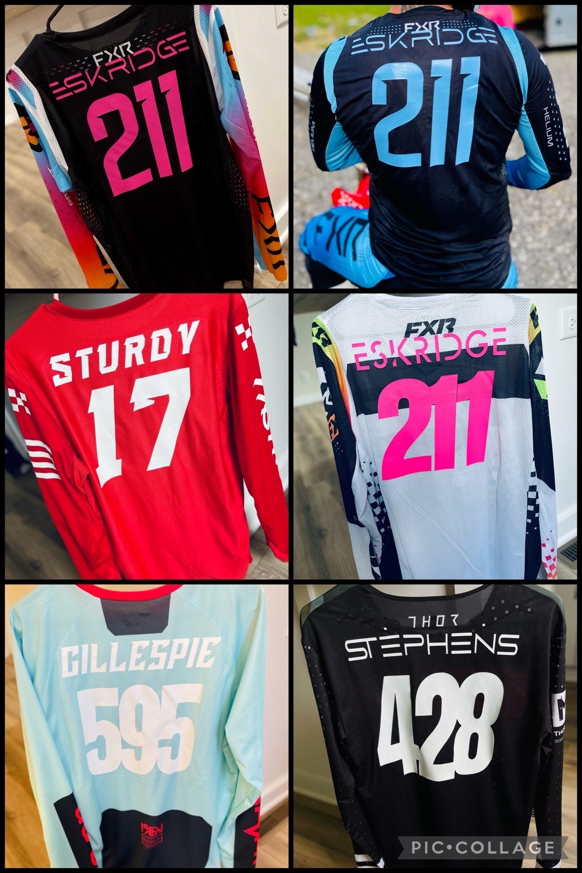 Iron on Custom Motocross Jersey Name and Number, Motocross Jersey Name ...
