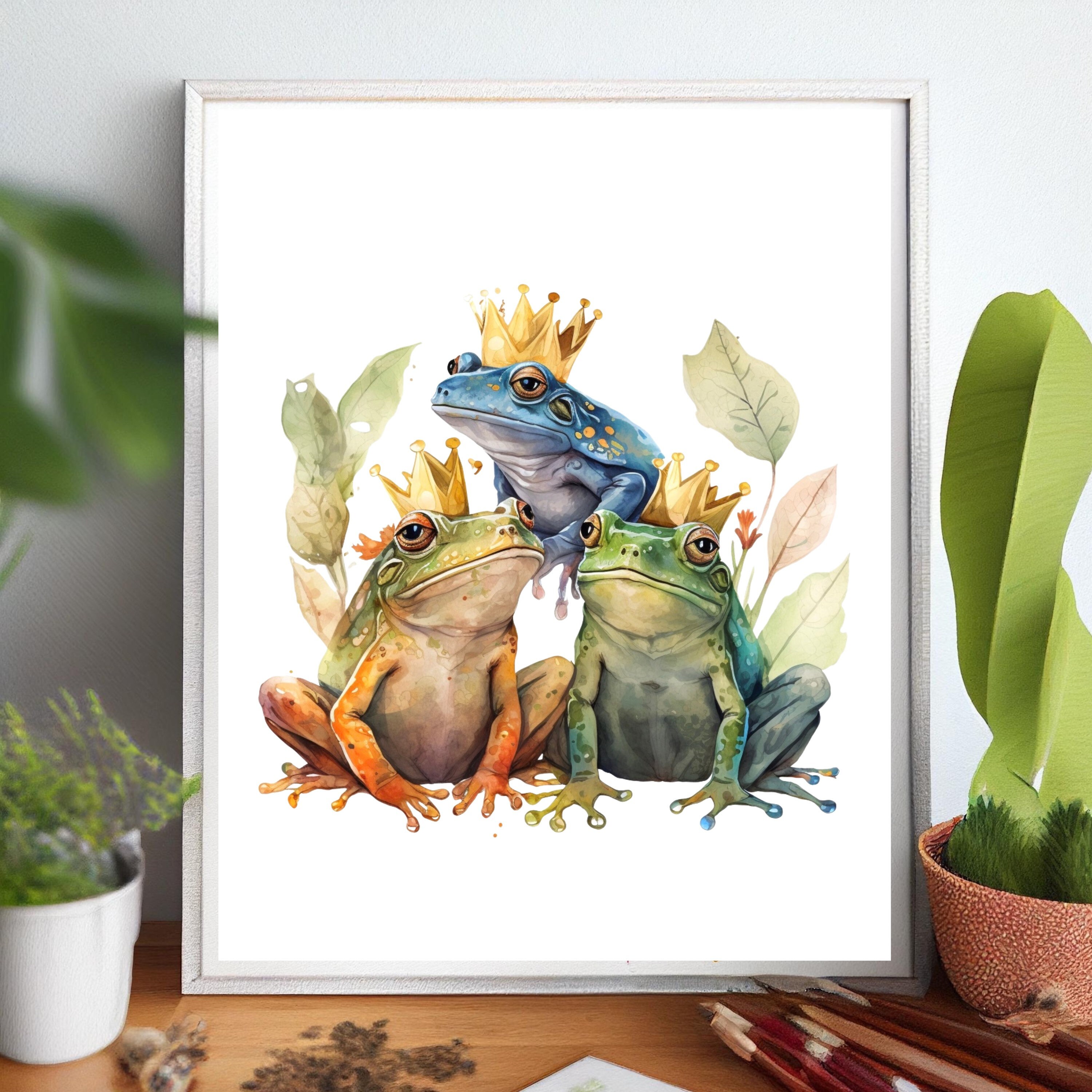 Frog Kingdom,digital Prints, Art, Wall Decor, Frogs - Etsy