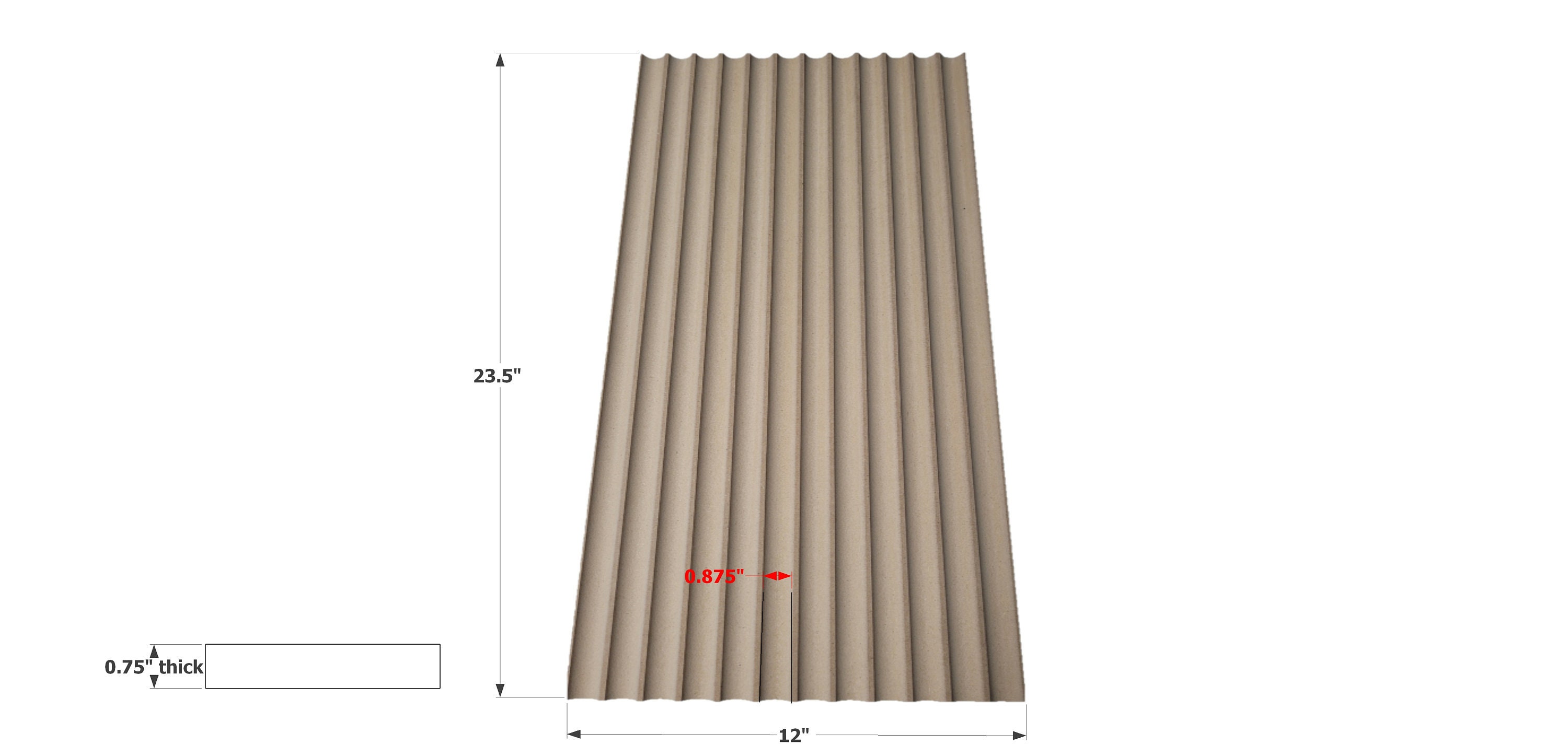 Flute Wall Panels - Etsy