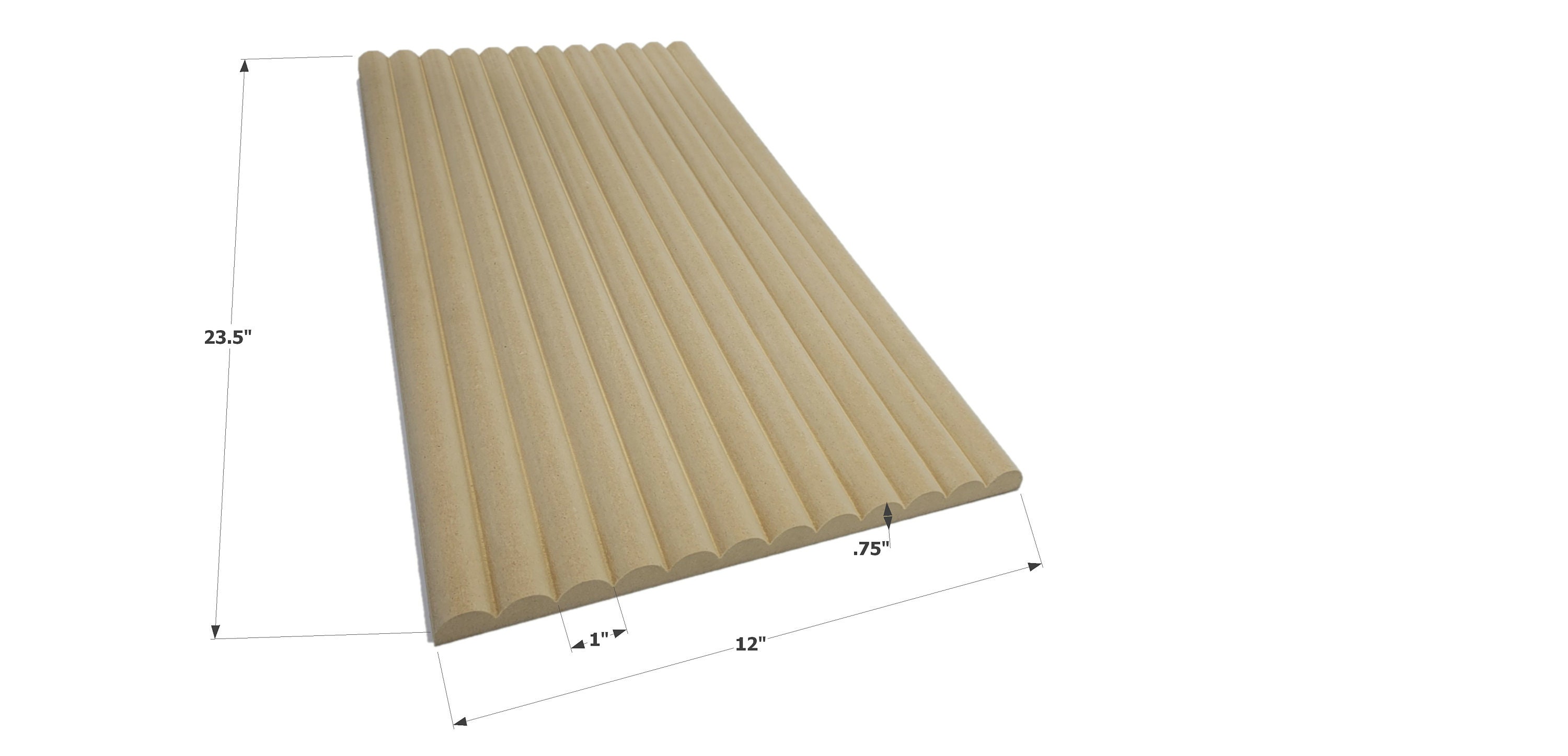 Reeded Wall Panel - Etsy