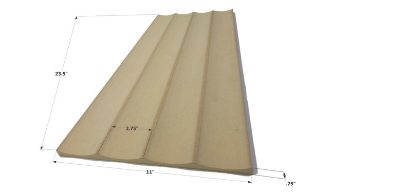 Flute Wall Panel - Etsy