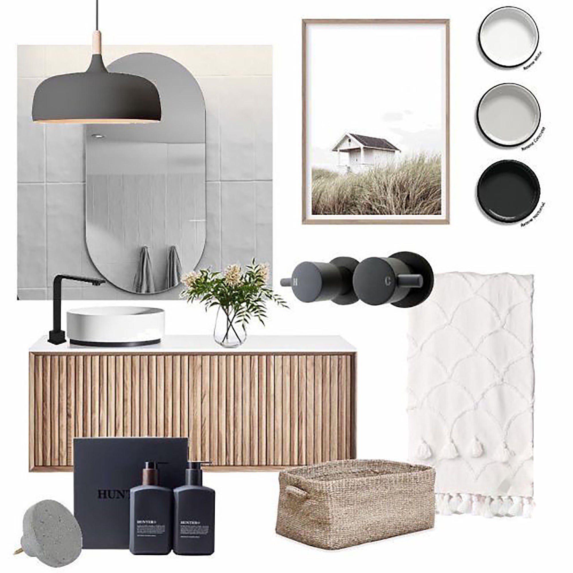 Bathroom Renovation and Design Mood Board Conceptual Interior Design ...
