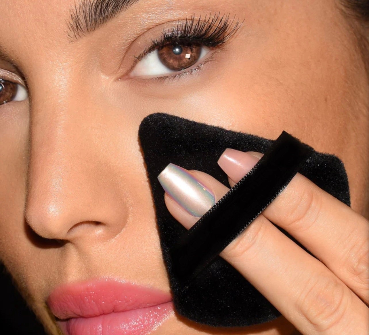 12pcs High Quality Velour Triangle Powder Puff, Face Makeup Sponge ...