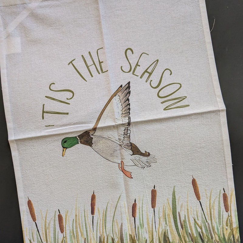 Watercolor Tea Towel - Etsy