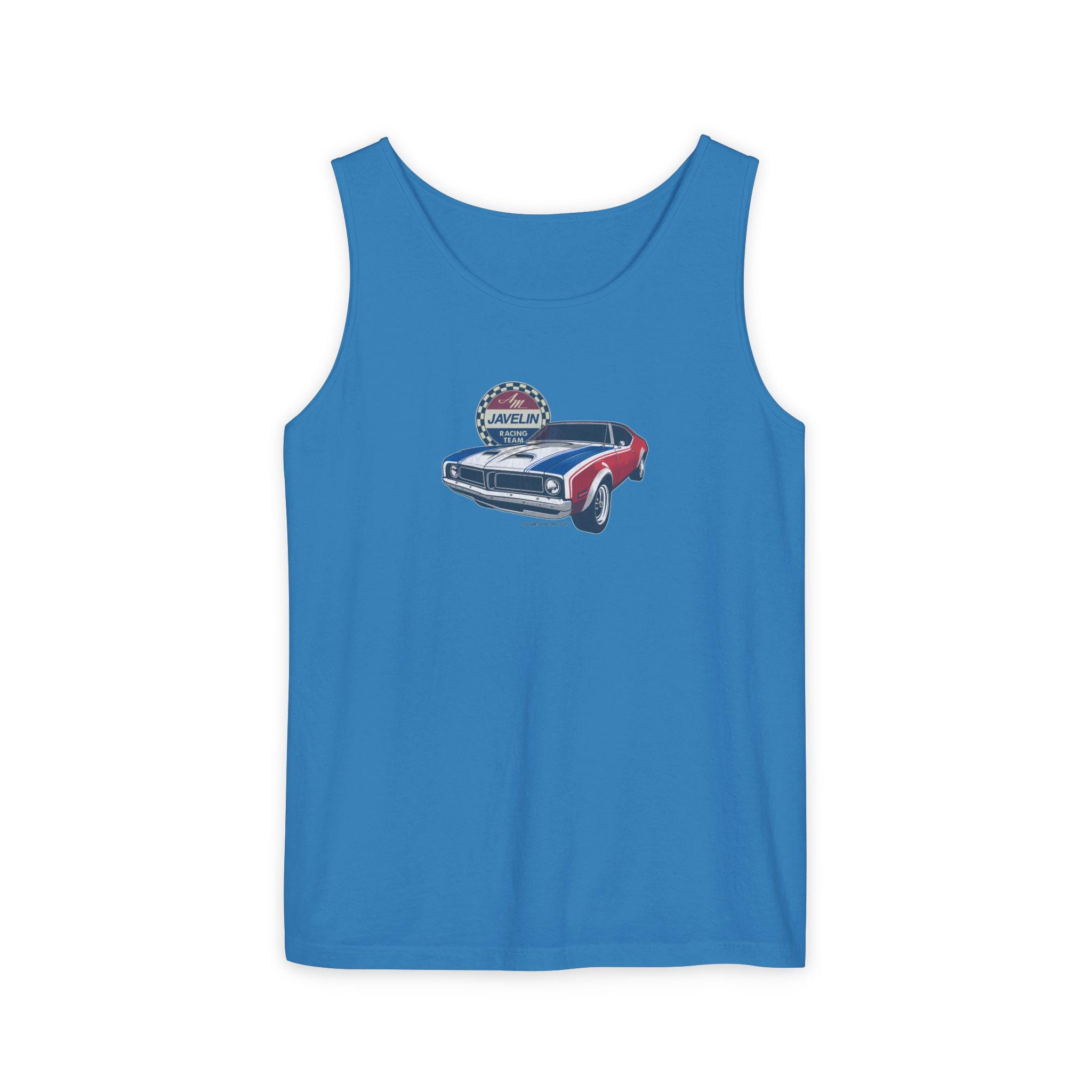 AMC Javelin Muscle Car Tank Top Garment Dyed Cool Shirts and Tops Co - Etsy
