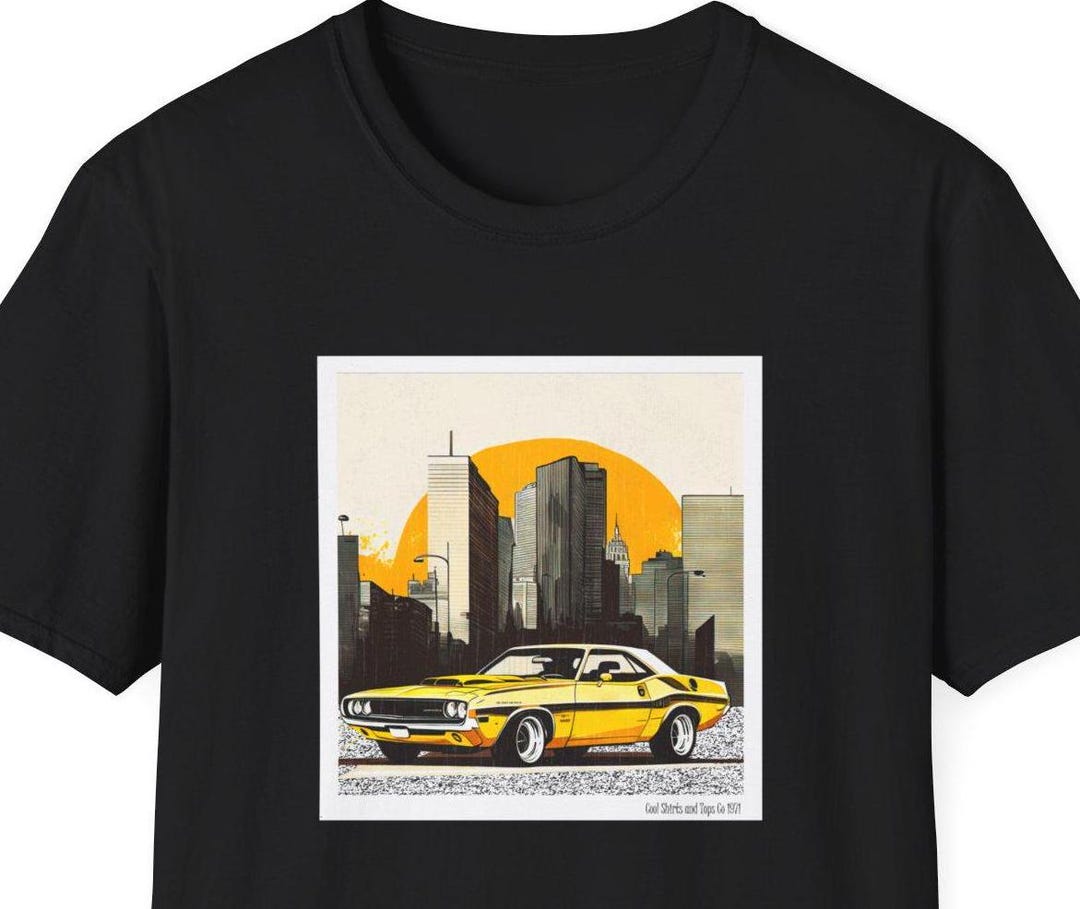 Muscle Car Shirt 1971 Cotton - Cool Shirts and Tops Co - Etsy