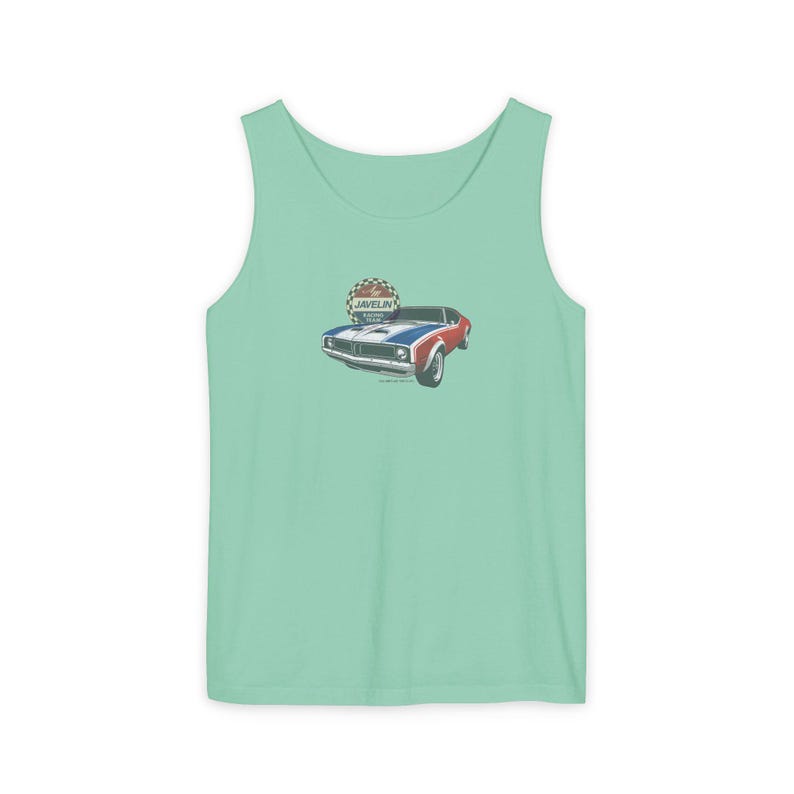 AMC Javelin Muscle Car Tank Top Garment Dyed Cool Shirts and Tops Co - Etsy