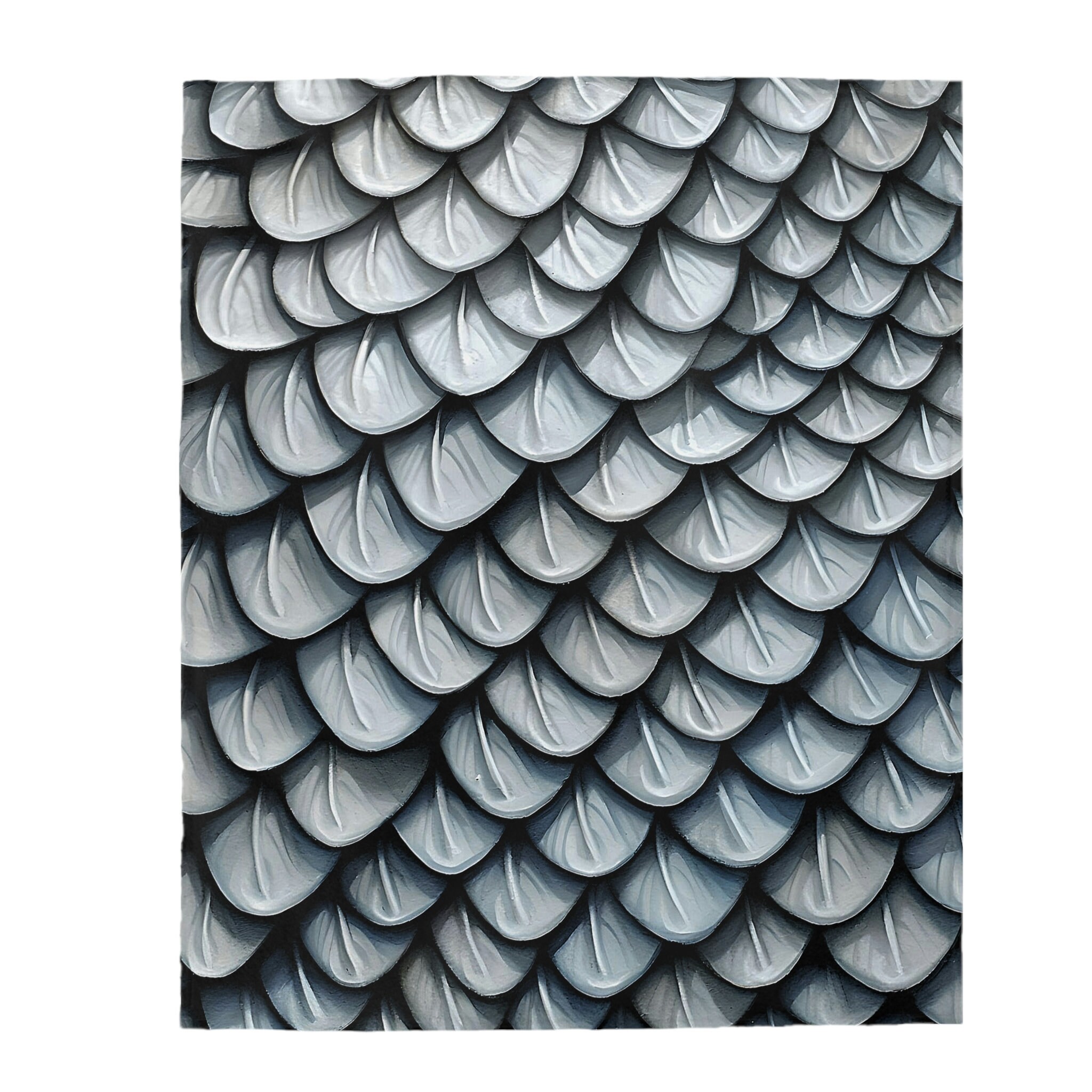 White Dragon Scales Cozy Gamer Nerd Blanket - Etsy