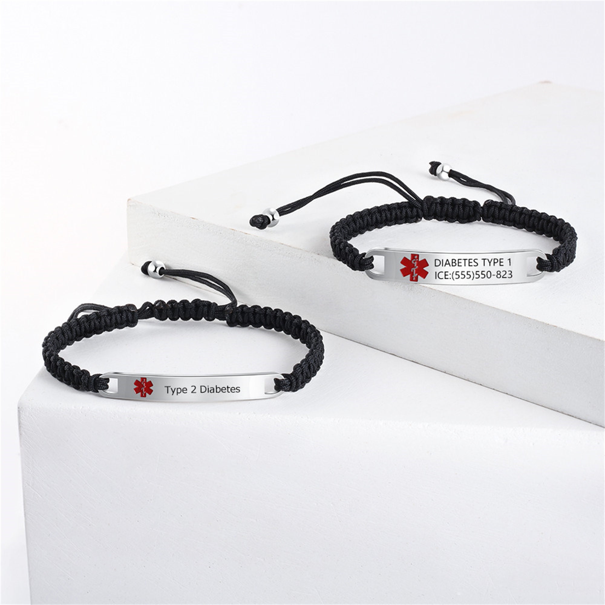 Medical Alert ID Bracelets-medical ICE Bracelets-medical - Etsy