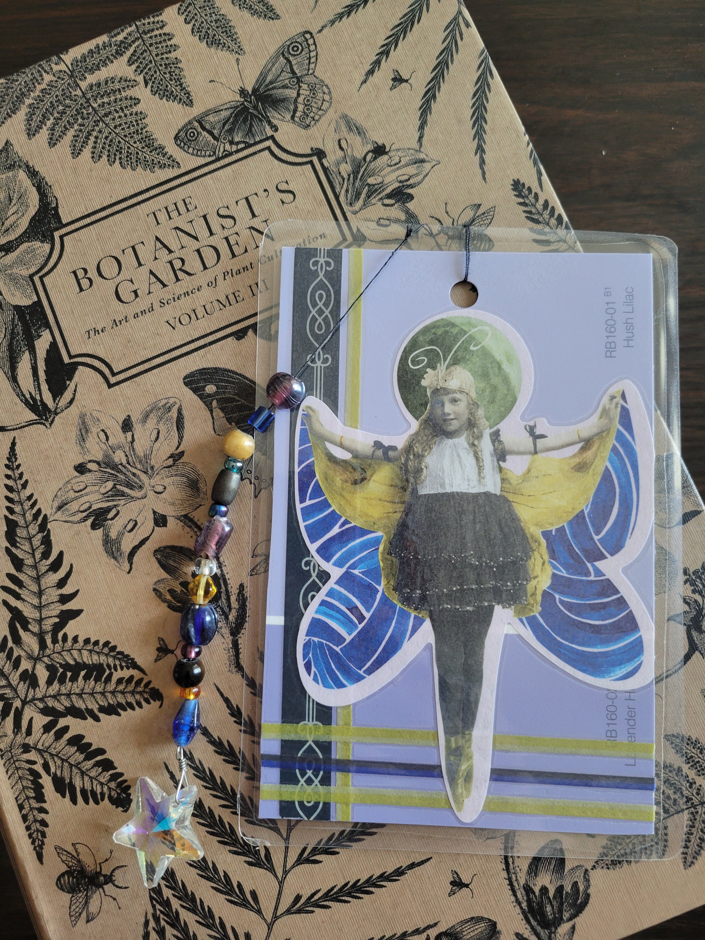 Whimsigoth Scrapbook-style Bookmark Set of 3- Handmade Unique Collage ...