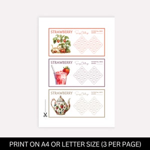 Strawberry Savings Challenge Printable Bundle, Mini A6 Strawberry ...