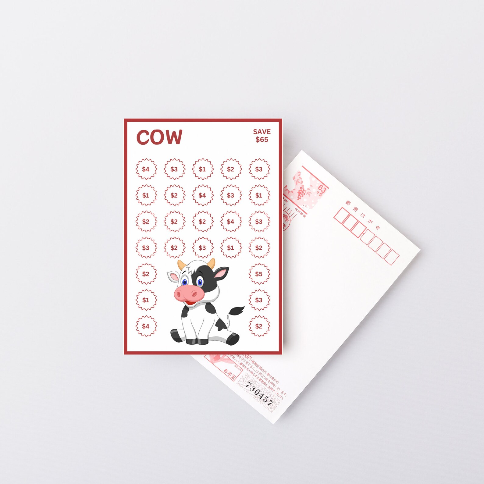 Animal Savings Challenge Printable, A6 Mini Animal Saving Challenge ...