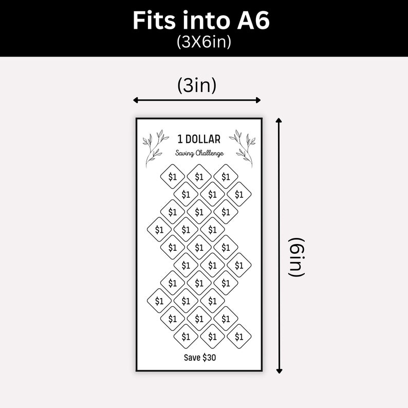 Low Income Savings Challenge Printable, Mini A6 Saving Challenge Bundle ...