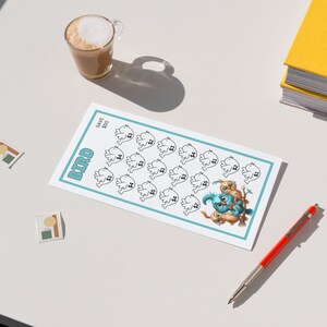Birds Savings Challenge Printable Bundle, Mini A6 Low Income Bird ...