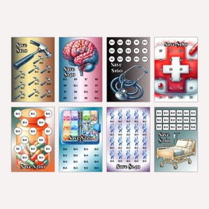 Medical Emergency Savings Challenge Printable Bundle, Mini Low Income ...