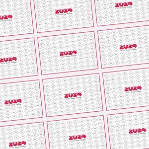 2024 Saving Challenge Printable, Save 2024 in 2024, 2024 Money Saving ...