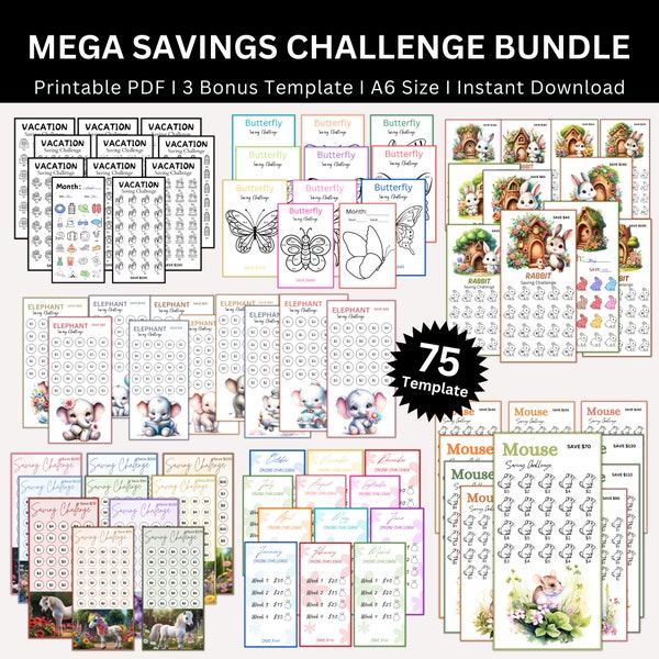 Strawberry Shortcake Alphabet Savings Challenge Printable Bundle, Mini ...