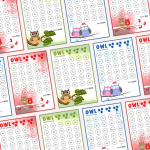 Buy Mini Owl Savings Challenge Printable, Money Saving Tracker Bundle ...
