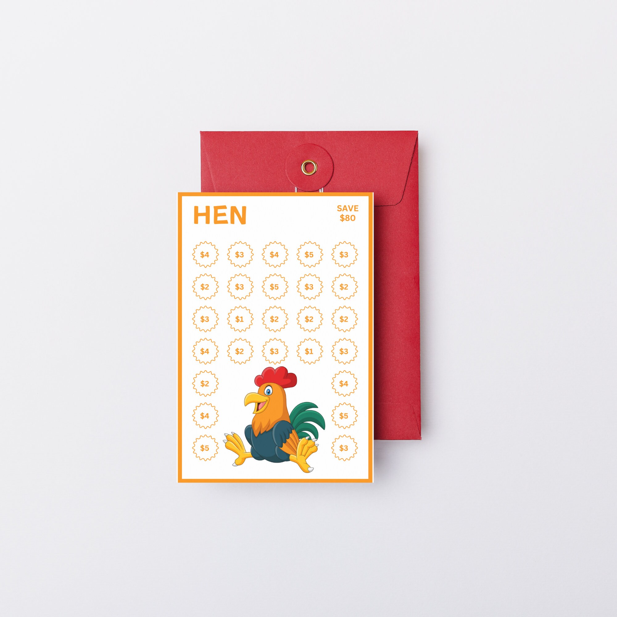 Animal Savings Challenge Printable, A6 Mini Animal Saving Challenge ...