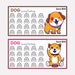 Puppy Themed Savings Challenge Printable, Mini A6 Dog Saving Challenges ...