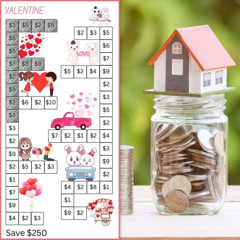 Kids Gaming Savings Challenge Printable Tracker, A6 Kids Color Mini ...