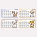 Puppy Themed Savings Challenge Printable, Mini A6 Dog Saving Challenges ...