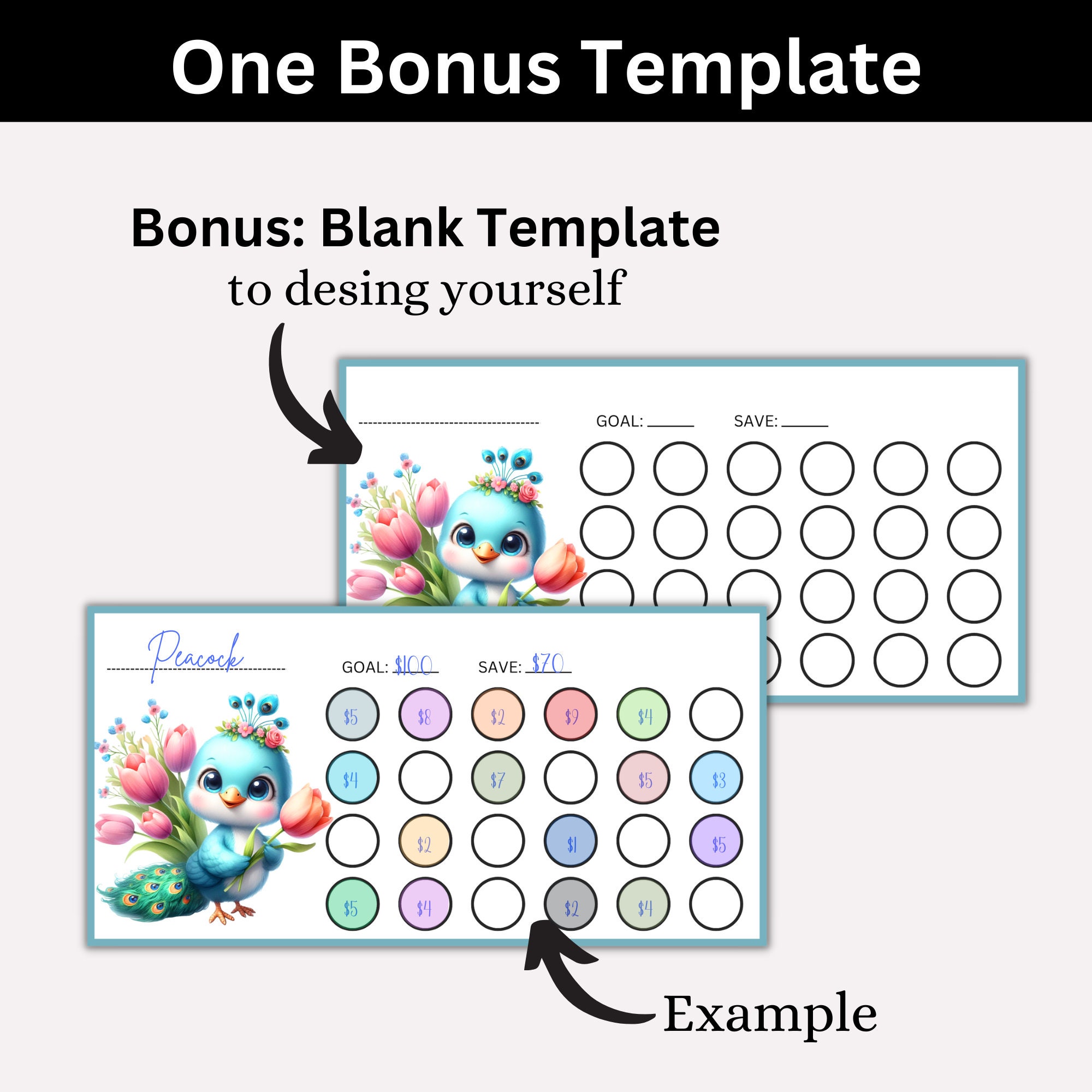 Mini Animal Savings Challenge Printable, A6 Mini Animal Saving ...