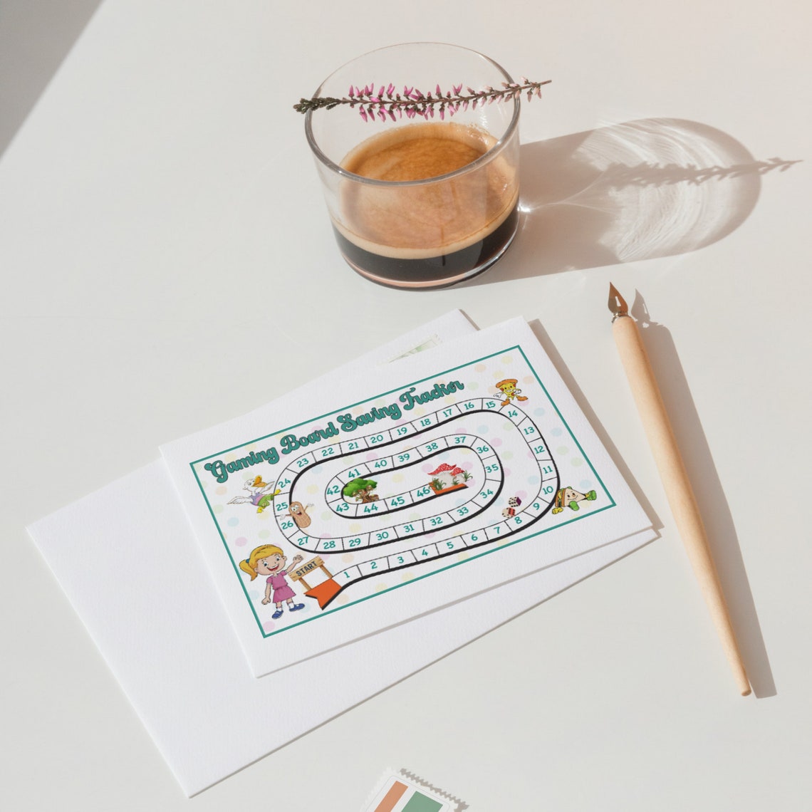 Savings Game Board Challenge Printable, A6 Mini Saving Challenges ...