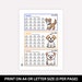 Puppy Themed Savings Challenge Printable, Mini A6 Dog Saving Challenges ...