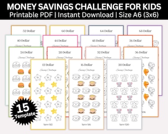 Mini Bookworm Saving Tracker - Etsy