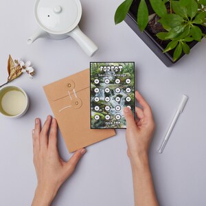 Forest Savings Challenge Printable Bundle, Mini A6 Low Income Forest ...