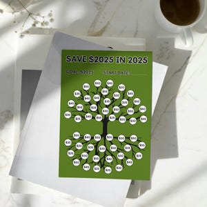 2025 Saving Challenge Printable, Save 2025 in 2025, 2025 Mini Money ...