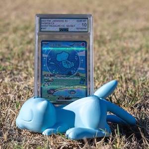 3D Printed Sleeping Mew Stand - Etsy