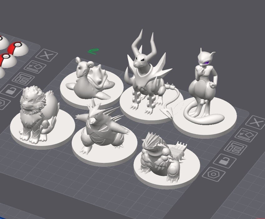 Poke Statue Stand, a 3d Printed Card Stand for Pokemon Cards - Etsy