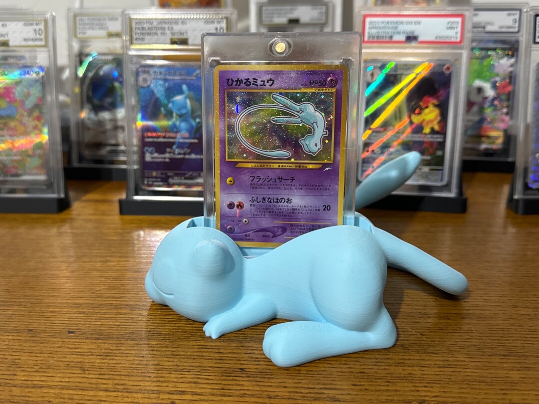 3D Printed Sleeping Mew Stand - Etsy