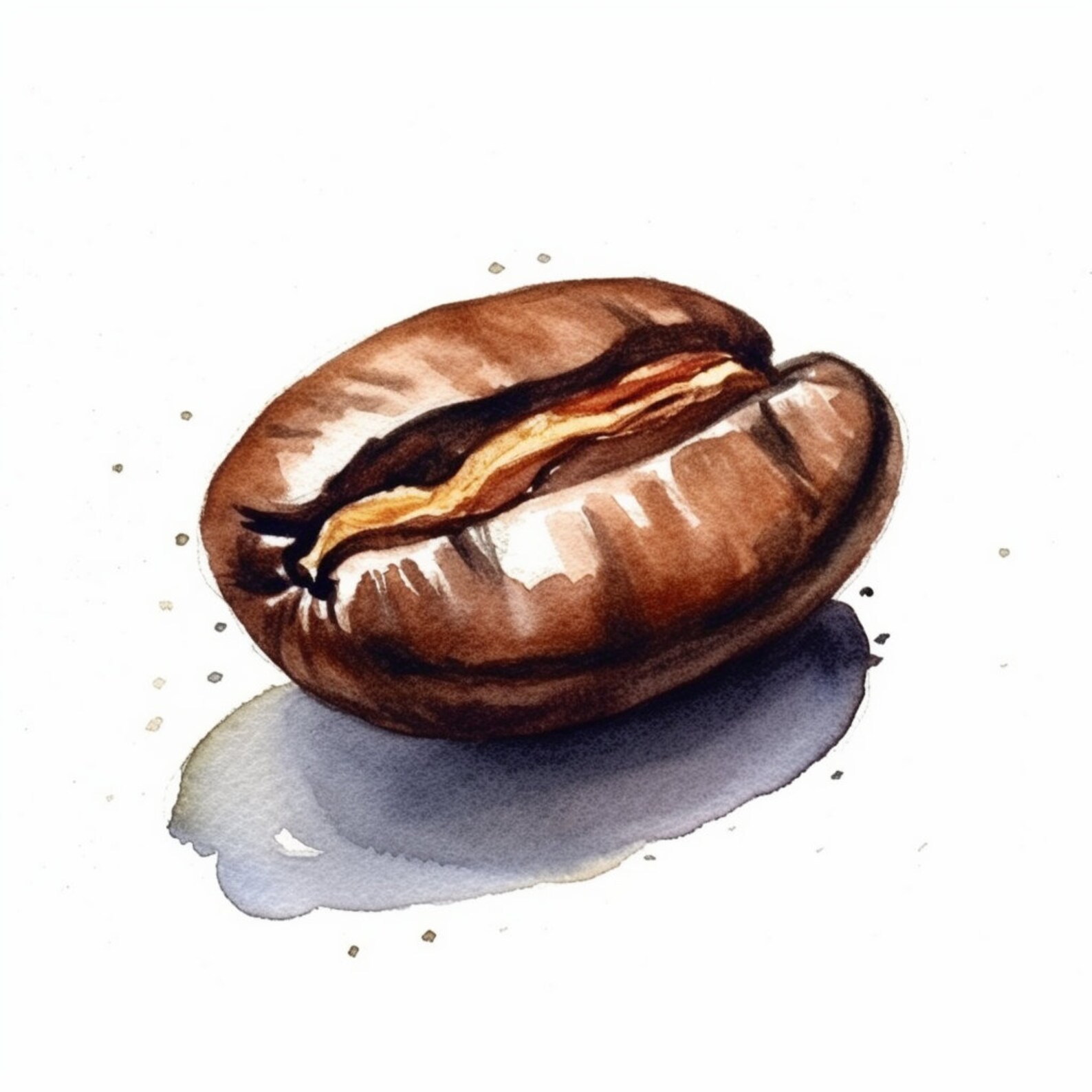 Watercolor Coffee Clipart Set PNG Coffee Sublimation Design - Etsy