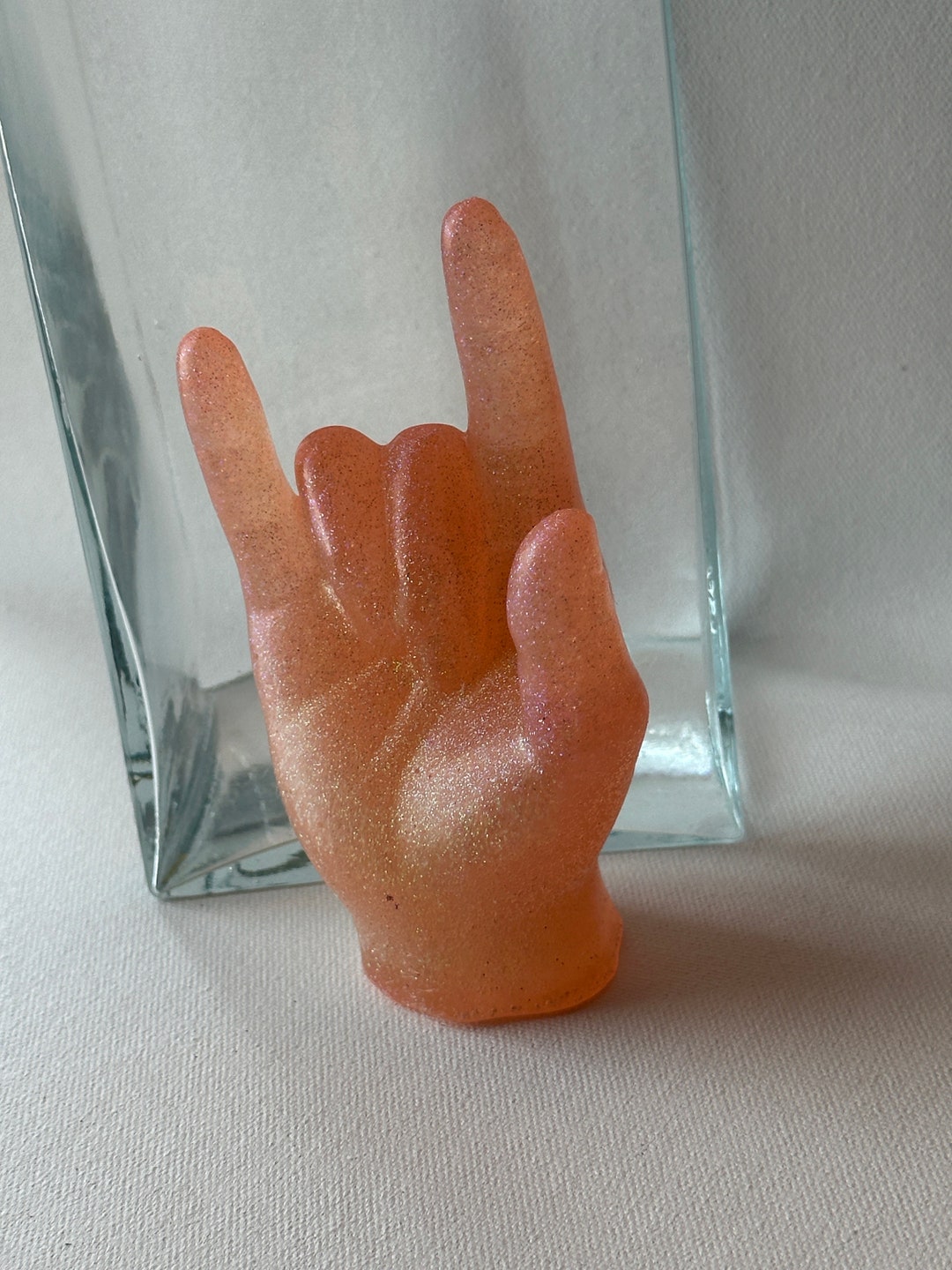 Sign Language Hand Figure ASL I Love You Sculpture Resin Statue - Etsy