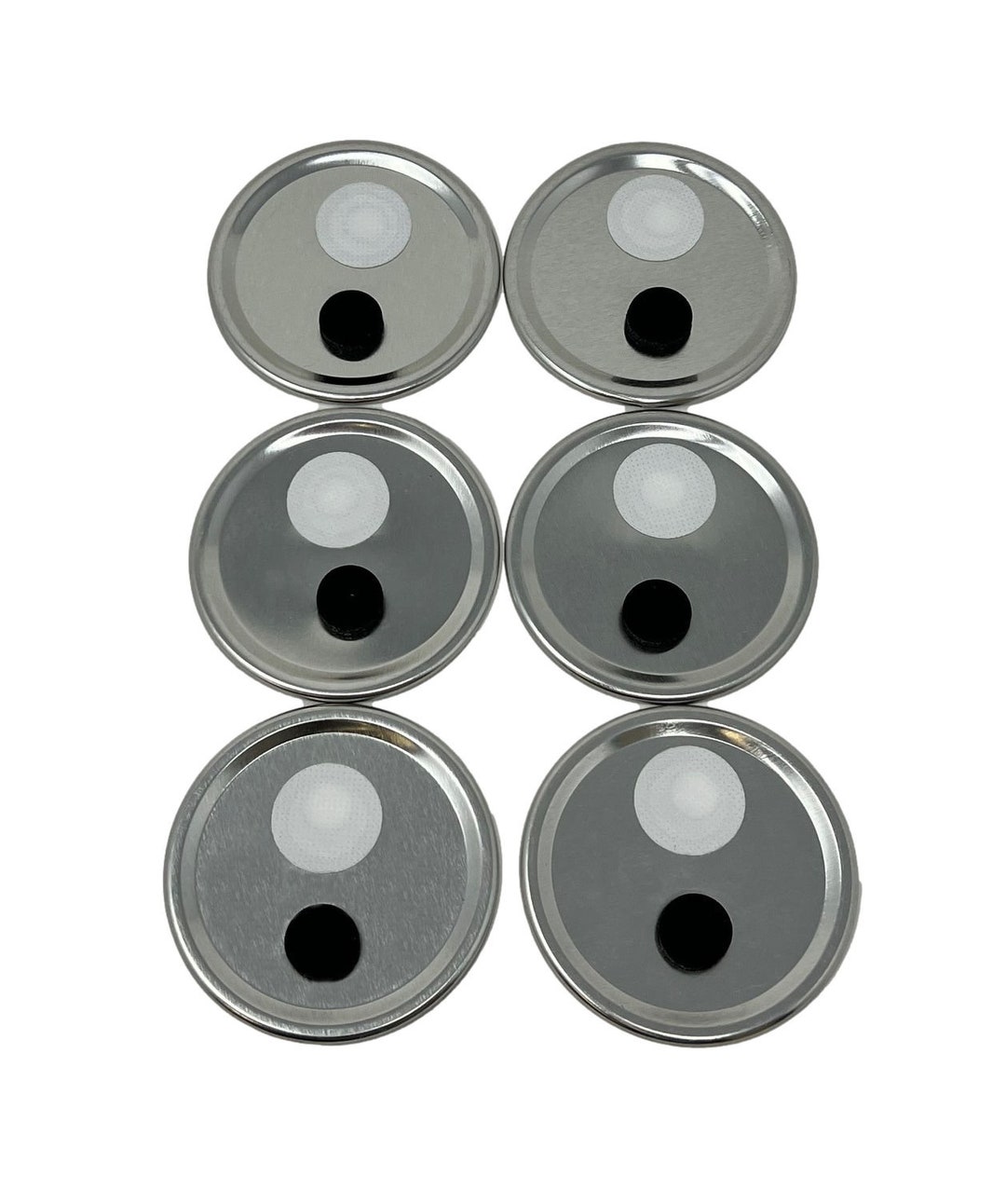 Regular or Wide Mouth Mason Jar Lid With Self-healing Injection Port ...