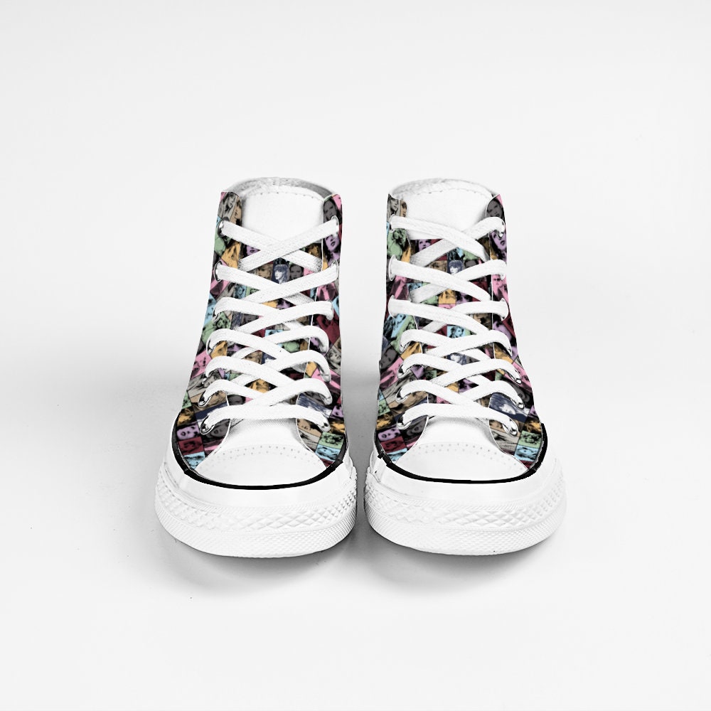 Custom Taylor Swift Converse Hi-tops Kids Shoes for Eras - Etsy