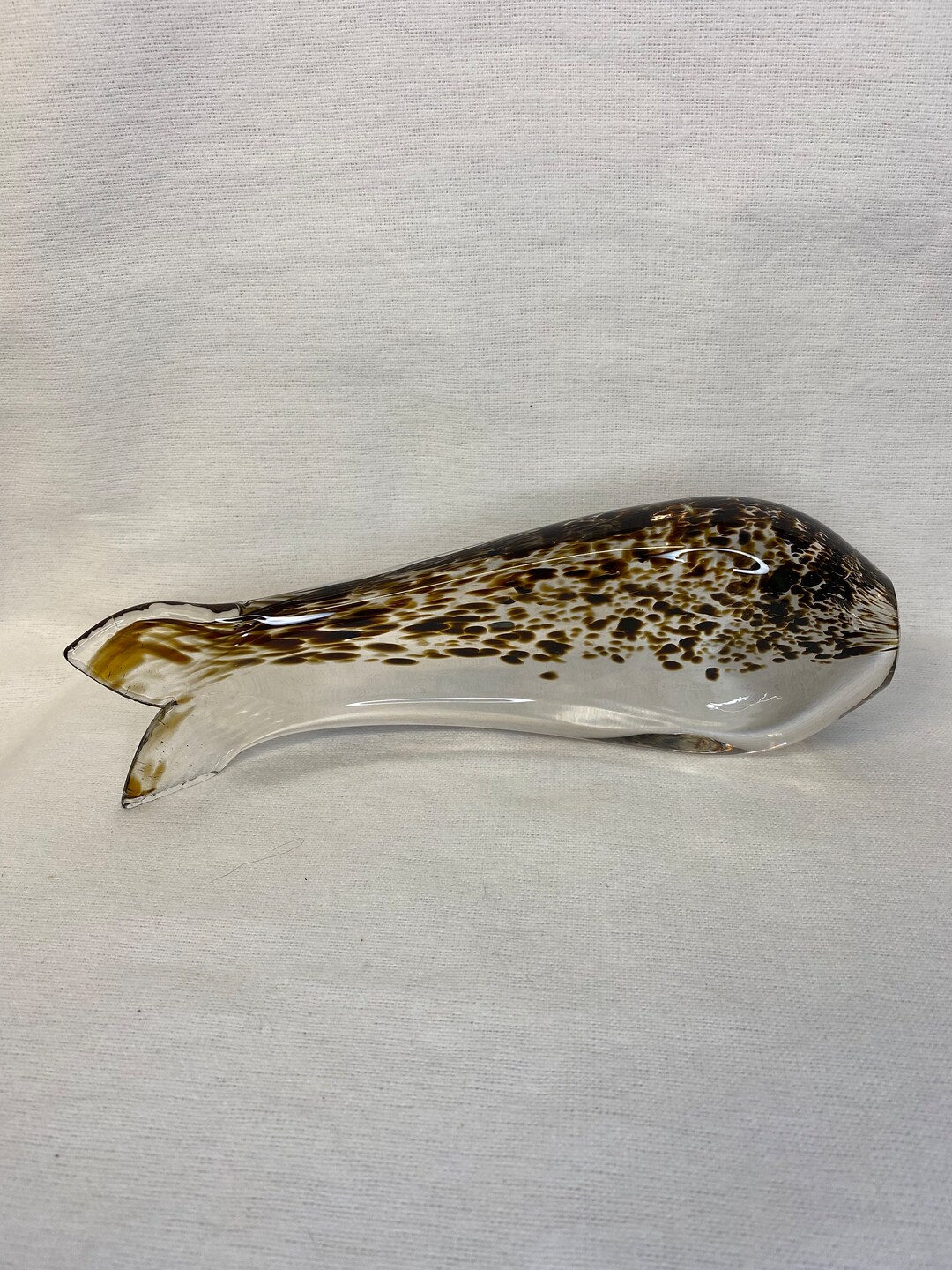 Vintage Wedgewood Speckled Trout Glass Paperweight - Etsy