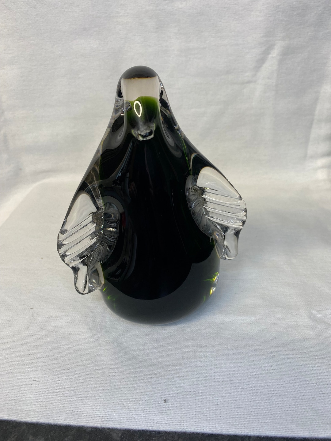 Vintage Wedgewood Crystal Large Penguin Paperweight RSW72 - Etsy