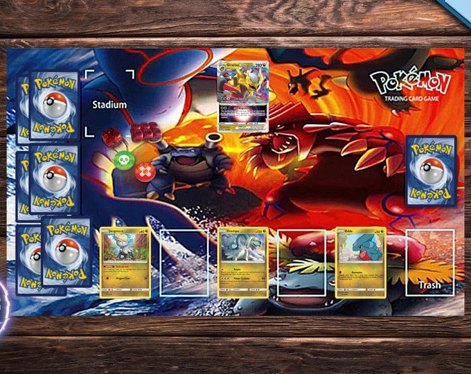 Pokemon Playmat PTCG Trading Card Game - Etsy