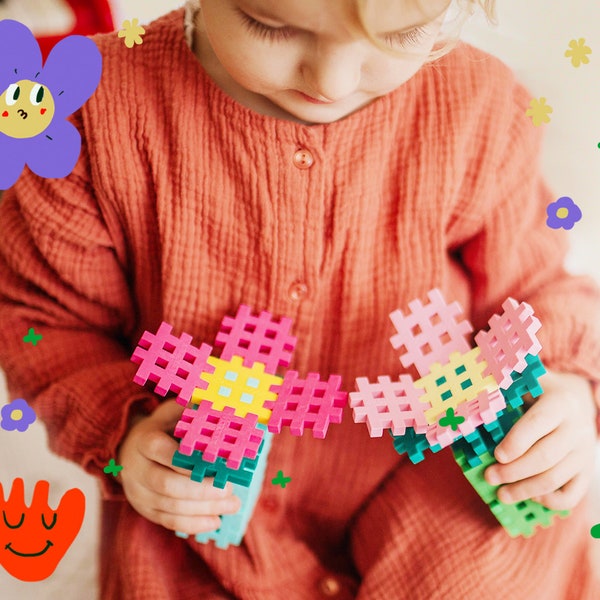 Waffle Blocks - Etsy