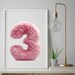Pink Fur Numerical PNG, Numbers 0-9 Clipart, Clip Art Bundle , Number ...