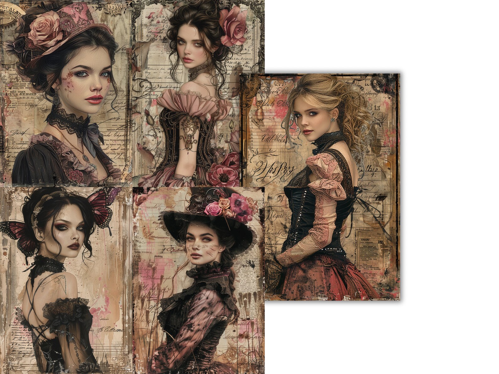 Ethereal Flirty Vampire Princess Steampunk Beautifull Woman Junk ...